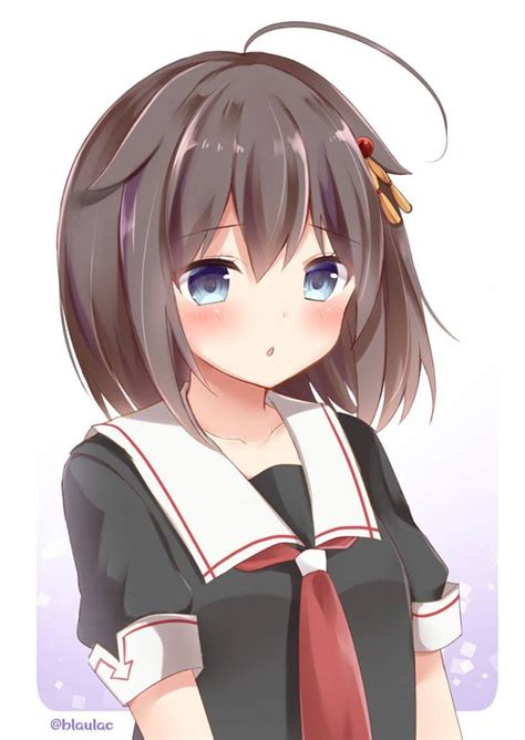 단발머리 미소녀 일러스트 네이버 블로그