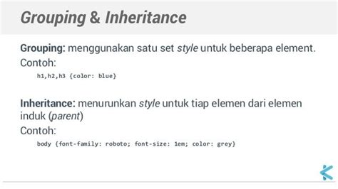Pemrograman Web Pengenalan Css