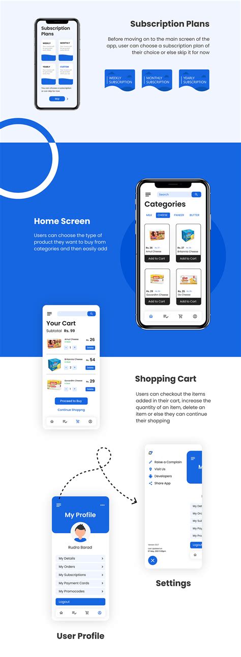 Daily Dairy App Ui Behance