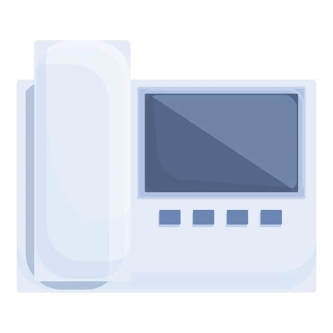 Intercom Keypad Icon Cartoon Vector Video Door 14339689 Vector Art At Vecteezy