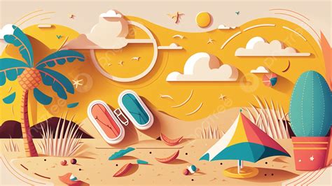 여름 화려한 해변 배경 여름 배경 여름 해변 배경 일러스트 및 사진 무료 다운로드 Pngtree