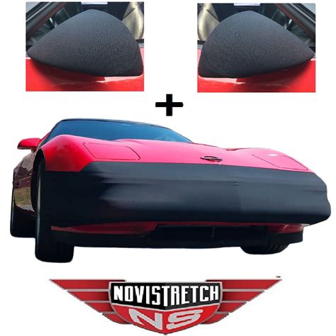 C4 Corvette Novistretch Front Mirror Combo High Tech Stretch Masks