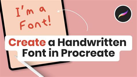 How To Create A Handwritten Font In Procreate