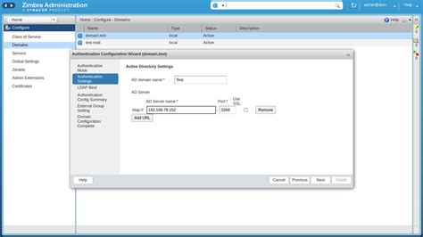 How To Setup External Active Directory Authentication Zimbra Zextras Community