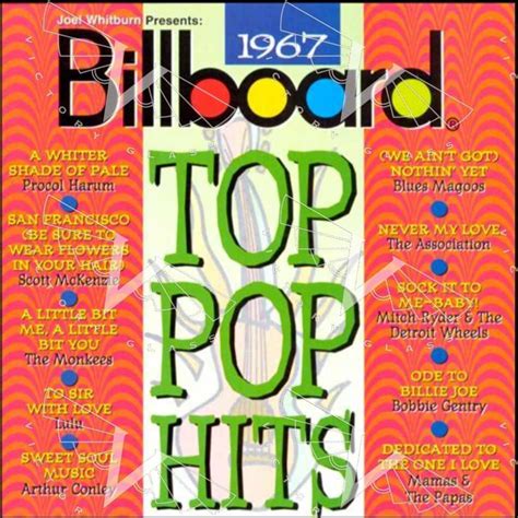 Billboard Top Pop Hits 1967 Cd Victory Glass