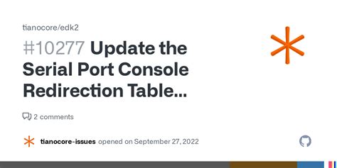 Update The Serial Port Console Redirection Table Revision To 3