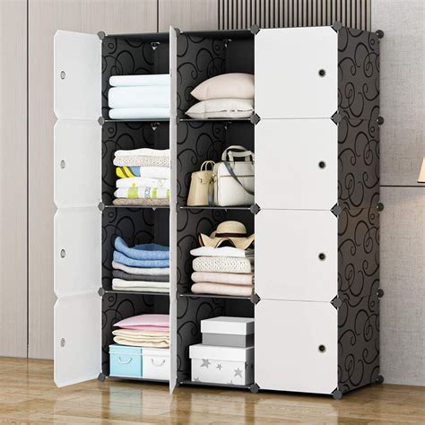 Maginels Large Cube Storage 14x18 Depth Cube 12 Cubes Organizer Shelves Clothes Dresser