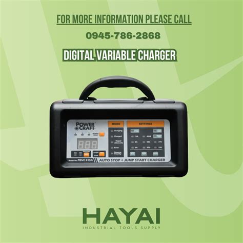 Digital Variable Charger Brand Powercraft Commercial And Industrial Industrial Equipment On