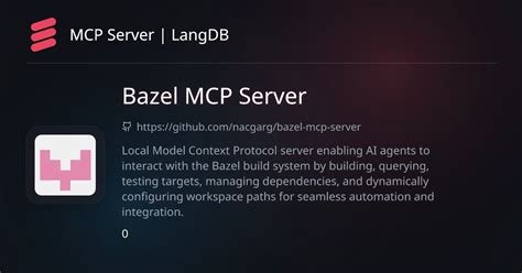 bazel mcp server langdb