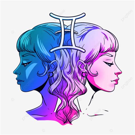 Zodiac Signs Gemini Vector Hd Png Images Gemini Zodiac Sign Artwork