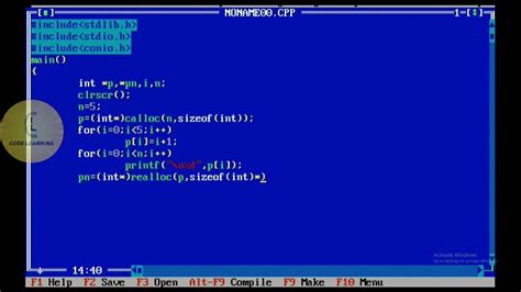 Data Structure Dynamic Memory Allocation Realloc Codelearning Youtube