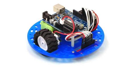 pololu 5 round robot chassis rrc04a with an arduino duemilanove and a