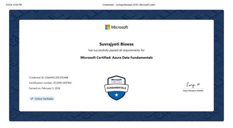 suvrajyoti biswas on linkedin accomplished dp 900 certification