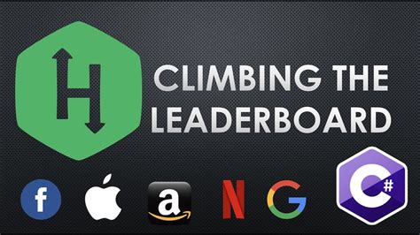 Climbing The Leaderboard Hackerrank Medium C Solution Youtube
