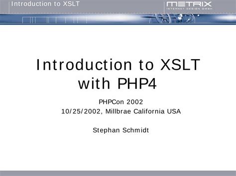 Pdf Introduction To Xslt With Downloadspresentations