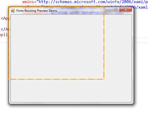 C Override Resize Behavior Of Winform Window Stack Overflow