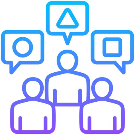 Difference Generic Gradient Outline Icon