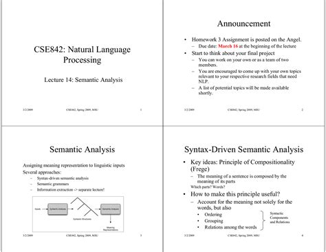 Semantic Analysis Natural Language Processing Slides Cse 842