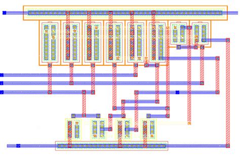Layout Of 12 Transistors D Flip Flop Download Scientific Diagram