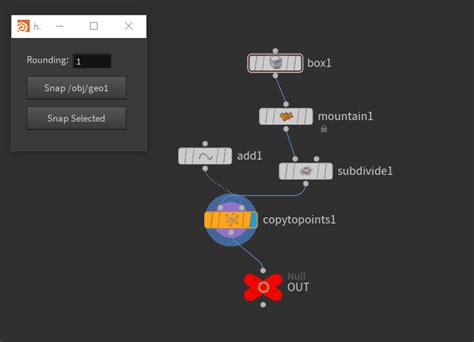 just a little snapping tool today python qt is fun to learn r houdini