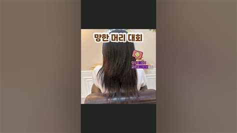 망한 머리 복구 노팁콤보 붙임머리 Youtube