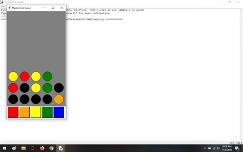 Download Mastermind Game Using The Python Tkinter Project In Python With Source Code And