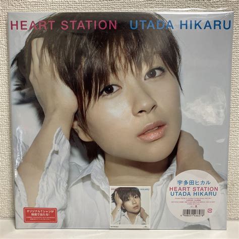 【新品未使用】宇多田ヒカル Heart Station レコード ステッカー付き メルカリ