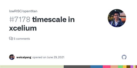 Timescale In Xcelium · Issue 7178 · Lowriscopentitan · Github