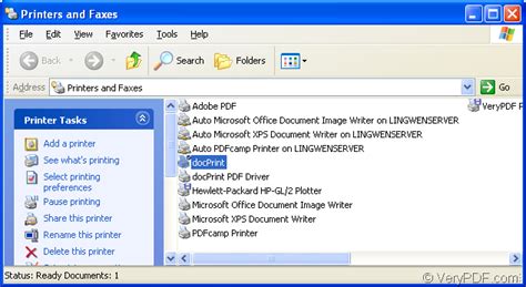 How To Convert MS Office Excel To Ps Using Document Converter VeryPDF Knowledge Base