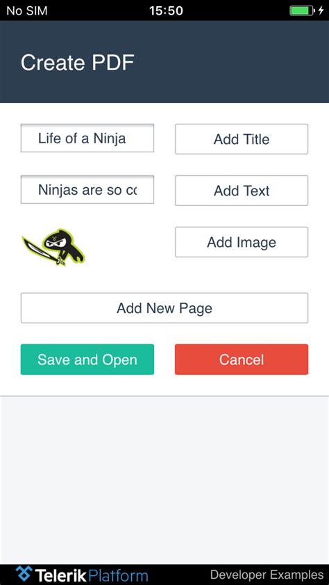 Github Platformsupport Pdf Sample Create And Read Pdf Files In A Hybrid App Using Jspdf And