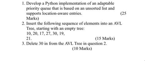 Solved 1 Develop A Python Implementation Of An Adaptable