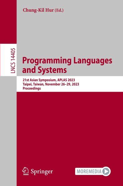 Programming Languages And Systems Fachbuch Bücher De