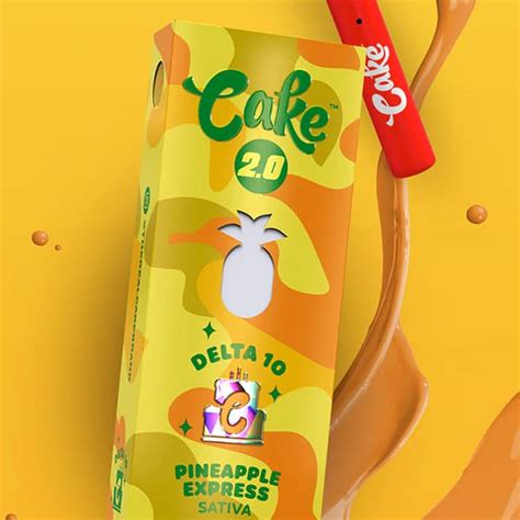 Cake Delta 10 Disposable Pineapple Express Flavor Tropical Blis
