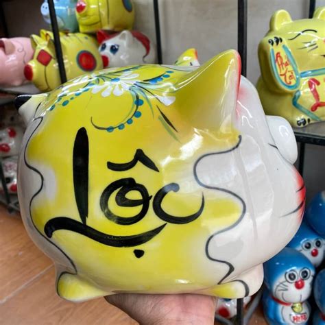 Lợn đất Size Lớn Pot Decor Make Your Space Beautiful