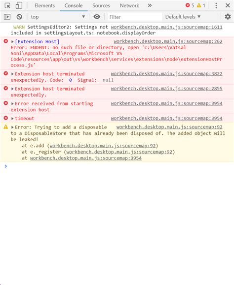Extension Host Terminated Issue Microsoft Vscode Github