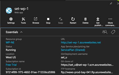 Azure Git деплой в Azure Webapp
