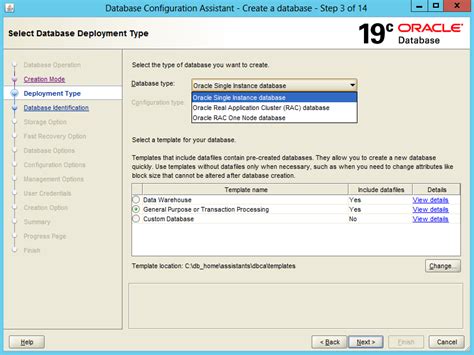Create A Database In Oracle 19c On Windows