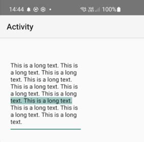 Select A Line On A Multiline Edittext When User Tap On It B X