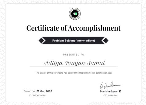 hackerrank problemsolving coding algorithms datastructures
