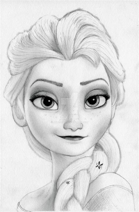 Elsa And Anna From Disneys Frozen Disney Drawings Sketches Disney