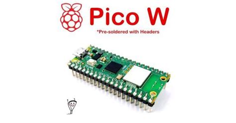 raspberry pi pico wireless pre soldered headers
