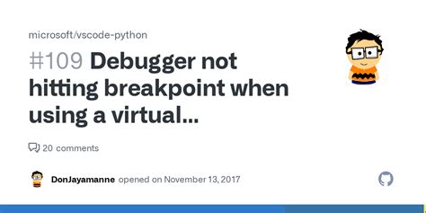 Debugger Not Hitting Breakpoint When Using A Virtual Environment · Issue 109 · Microsoftvscode