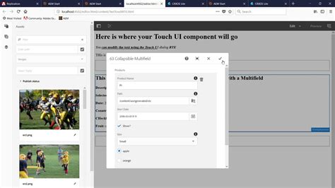 Using A Radio In An Aem Multifield Youtube
