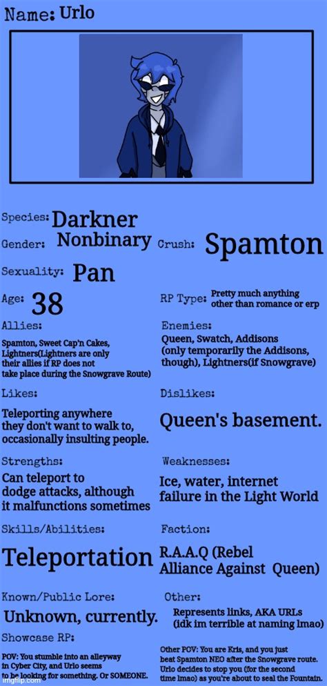 Deltarune Oc Ig Imgflip