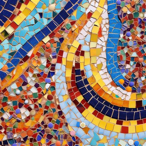 Premium Ai Image Intricate Mosaic Pattern