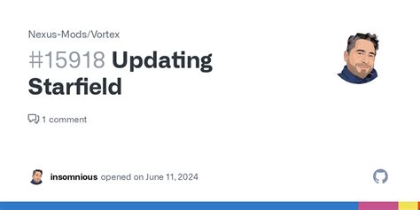 Updating Starfield · Issue 15918 · Nexus Modsvortex · Github