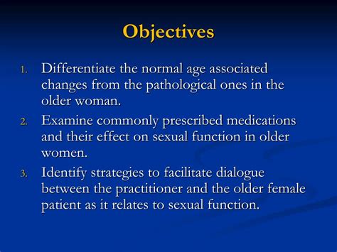 PPT Lets Talk About Sex And The Older Woman PowerPoint Presentation ID