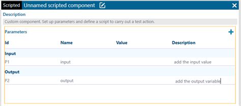 Use Parameters In A Scripted Component Usemango
