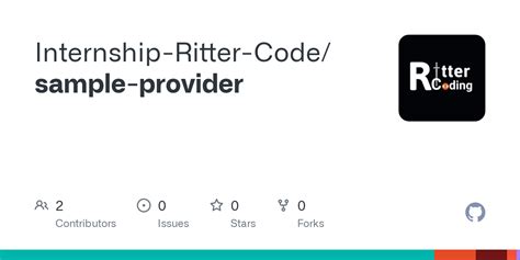 GitHub Internship Ritter Code Sample Provider