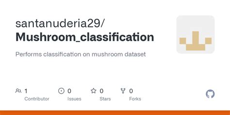Github Santanuderia29 Mushroom Classification Performs Classification On Mushroom Dataset